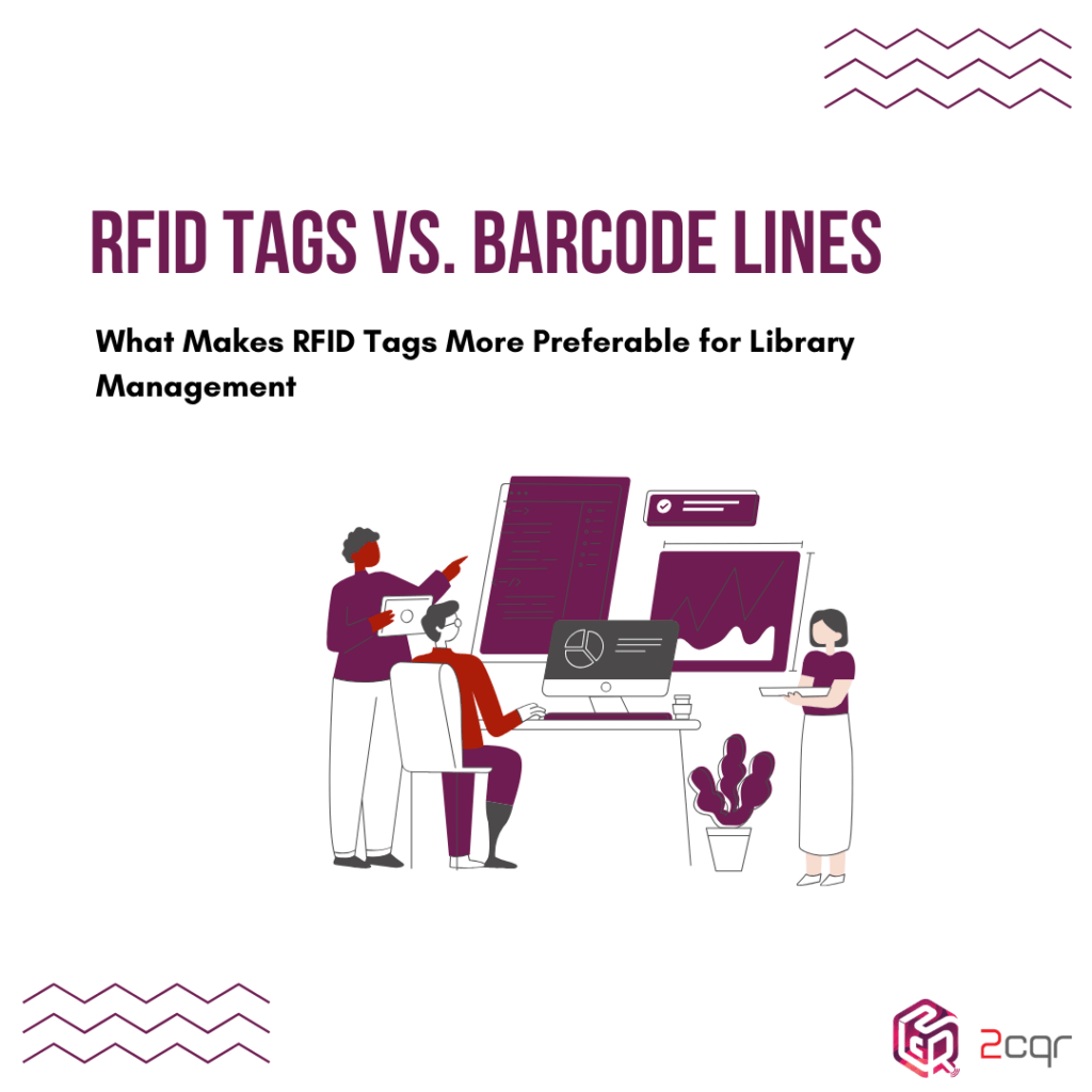 RFID Tags vs Barcode Lines: Why RFID Tags for Library More Preferable